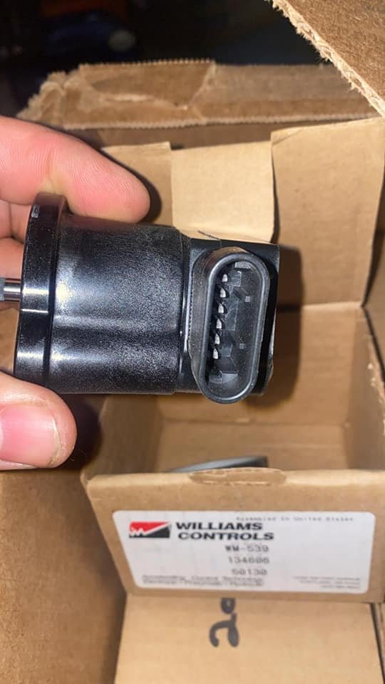 Williams Controls WM-539 Electronic Throttle Control, Rotary Hand ...